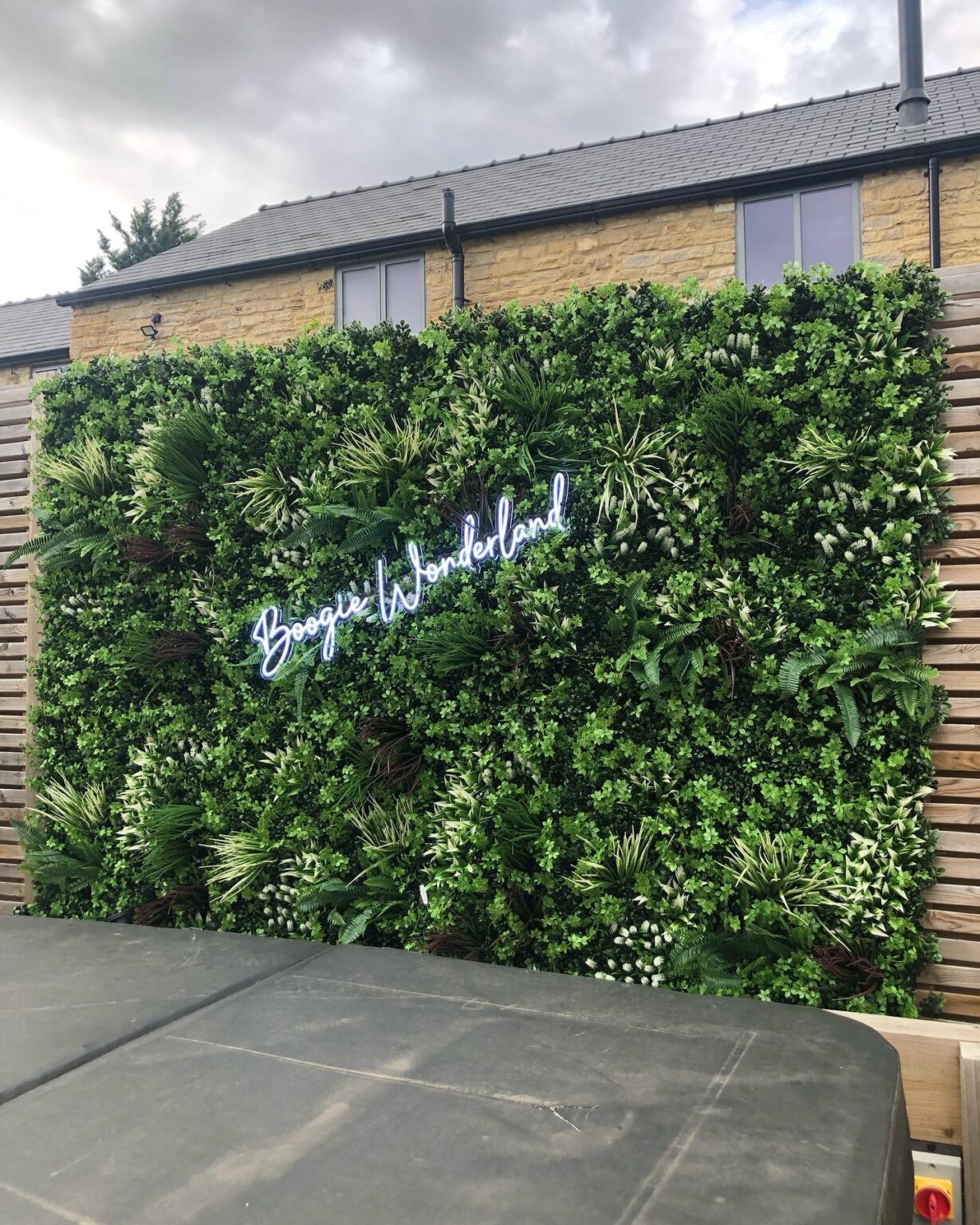 Buy Spring White Artificial Indoor and Outdoor Living Wall Panel