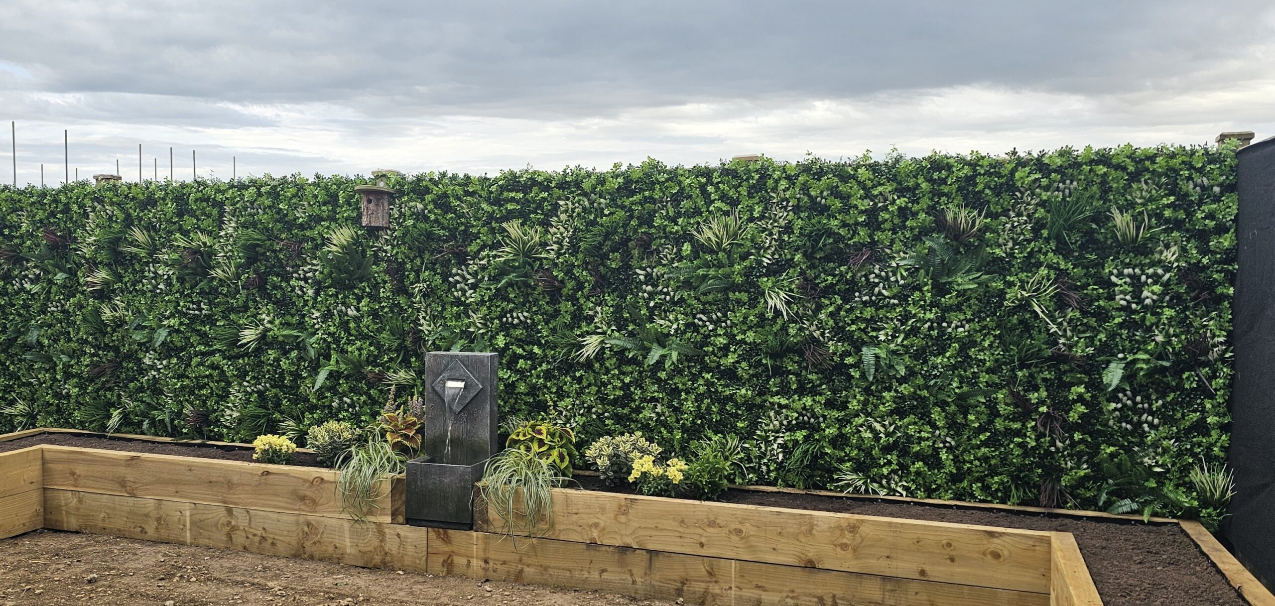 Buy Spring White Artificial Indoor and Outdoor Living Wall Panel