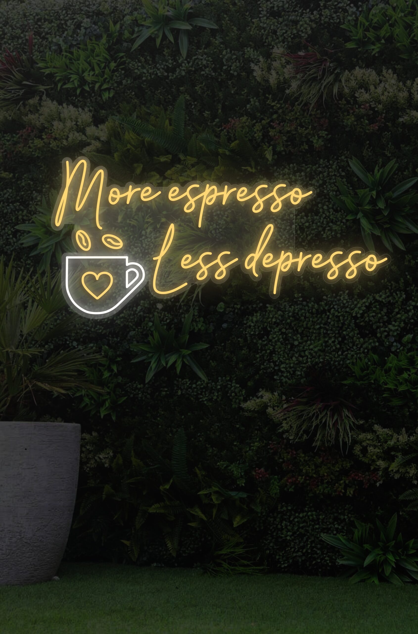 More Espresso Less Depresso Neon Sign | EGM Shop