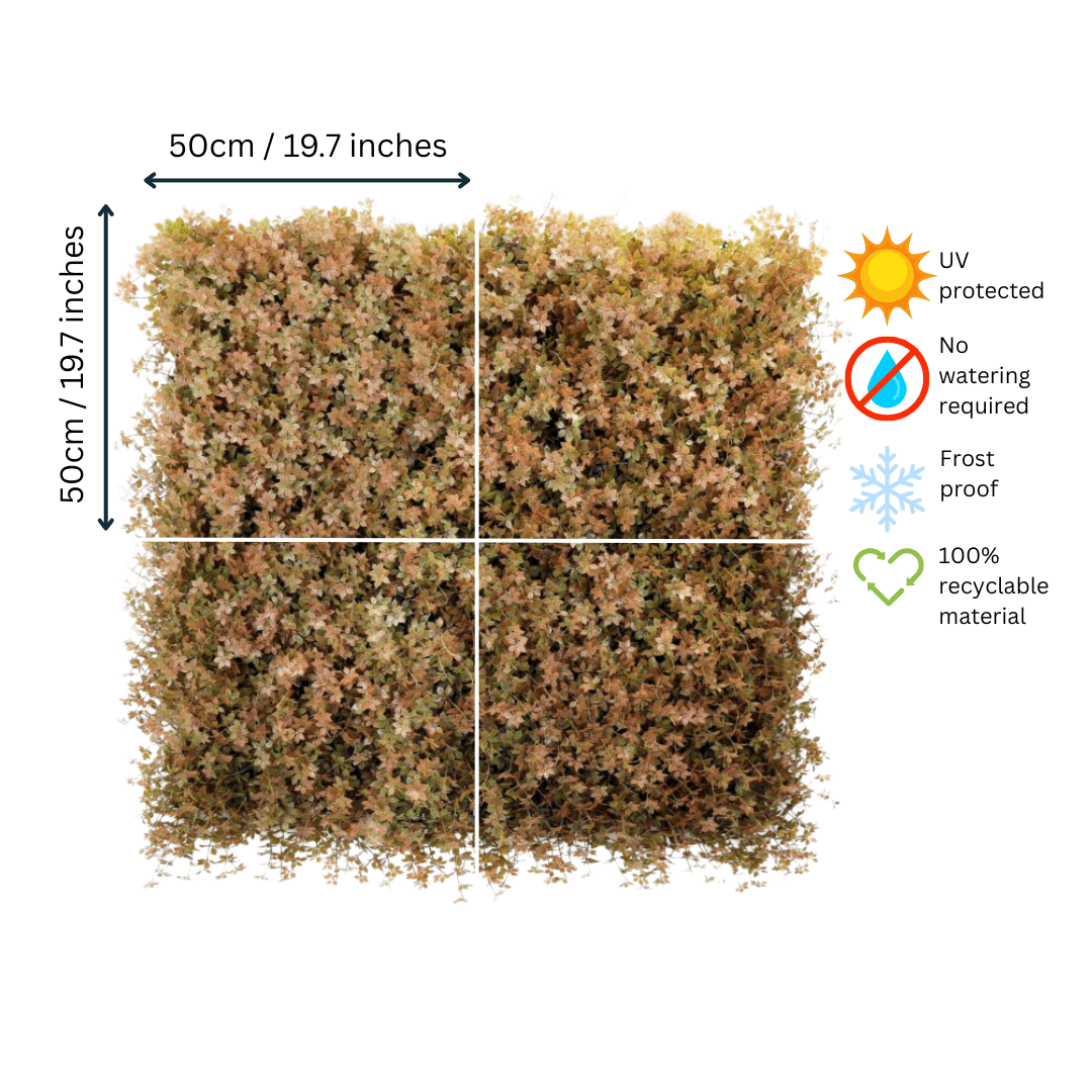 Buy Fall Seasonal Artificial Foliage Living Wall Panel