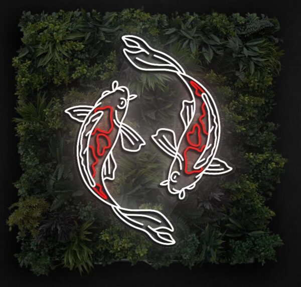 Buy Koi Fish LED Neon Sign (Orange) Online With EGM